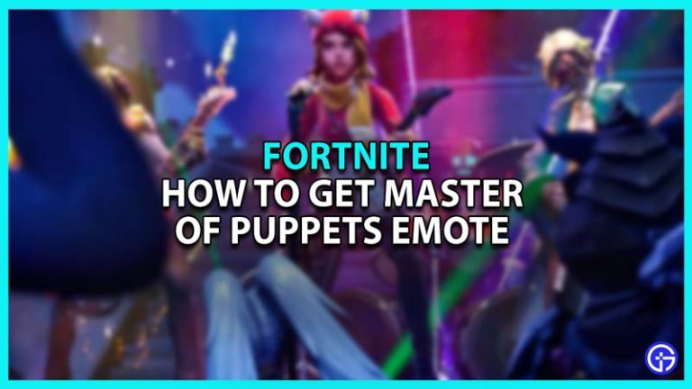 How To Get Metallica Masters Of Puppets Emote In Fortnite