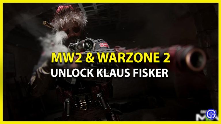 How To Unlock Klaus Fisker Operator In MW2 & Warzone 2