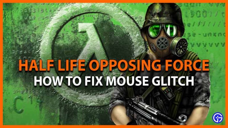 How To Fix Half Life Opposing Force Mouse Glitch - Gamer Tweak