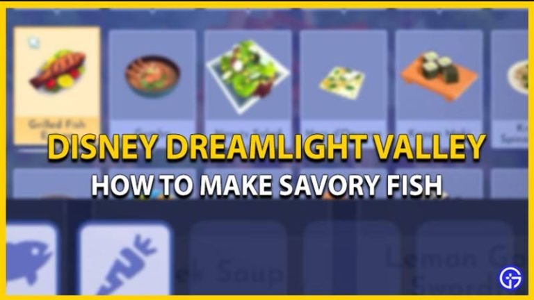 How To Cook Savory Fish In Disney Dreamlight Valley