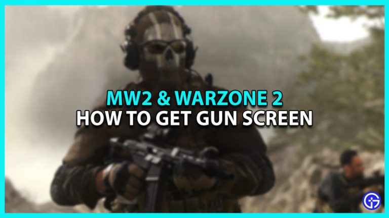 How To Get Gun Screen In MW2 And Warzone 2