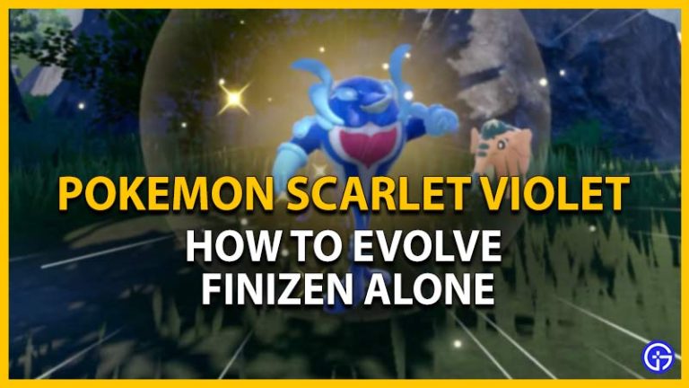 How To Evolve Finizen Alone In Pokemon Scarlet Violet (SV)
