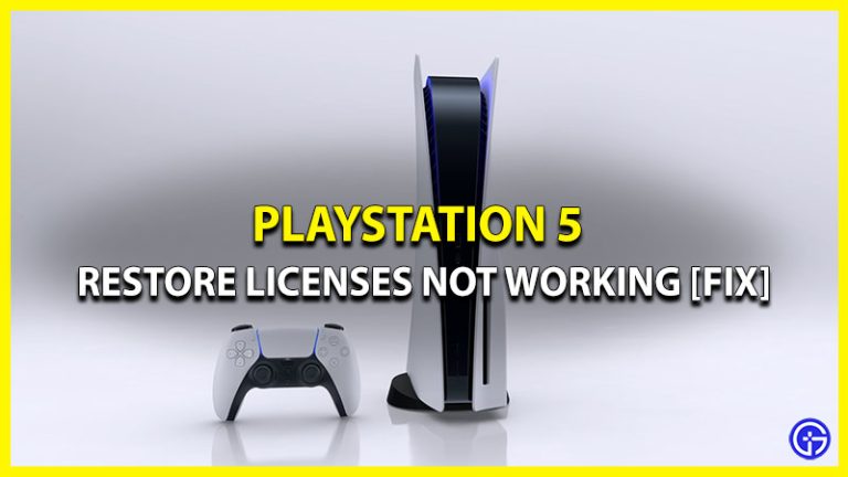 How To Fix PS5 ‘Can’t Restore Licenses’ Error - Gamer Tweak
