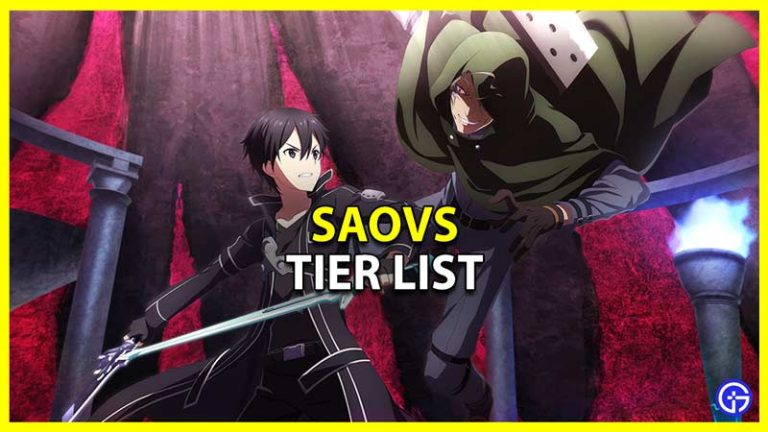 Sword Art Online Variant Showdown (SAOVS) Tier List
