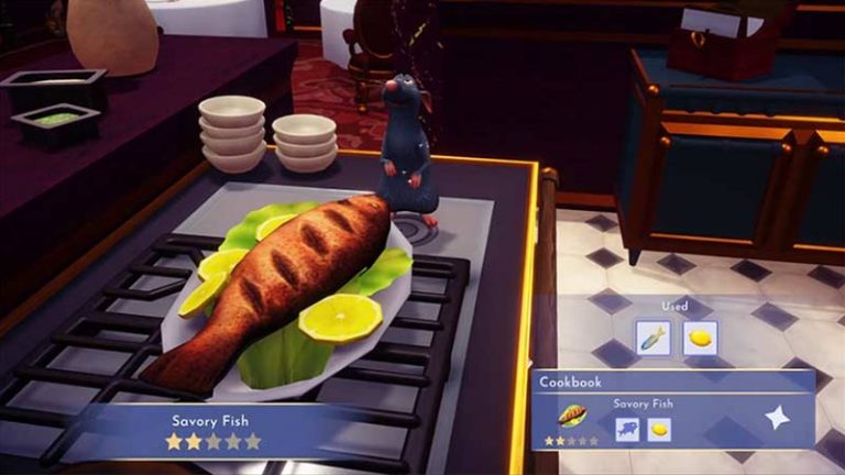 How To Cook Savory Fish In Disney Dreamlight Valley