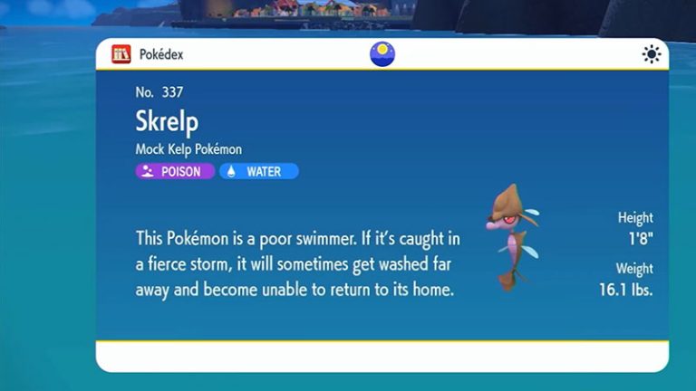 Where To Find Skrelp In Pokemon Scarlet & Violet