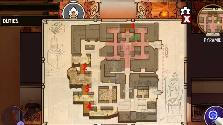 Goose Goose Duck Ancient Sands [Map Guide] - Gamer Tweak