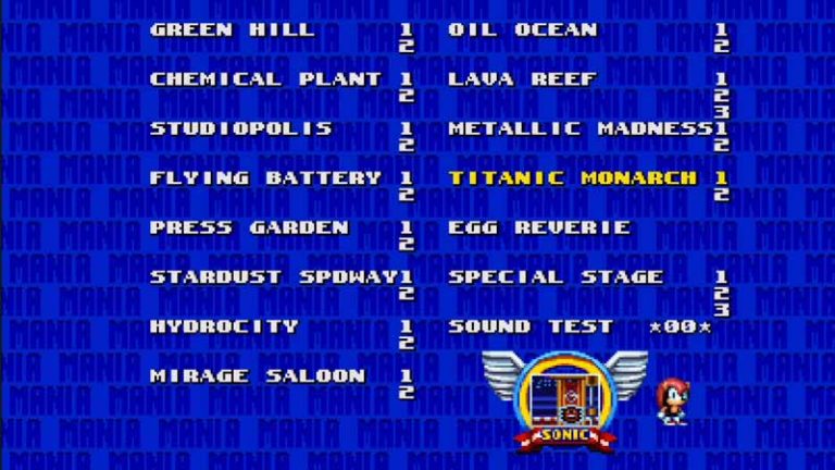 How To Unlock Level Select Menu In Sonic Mania - Gamer Tweak