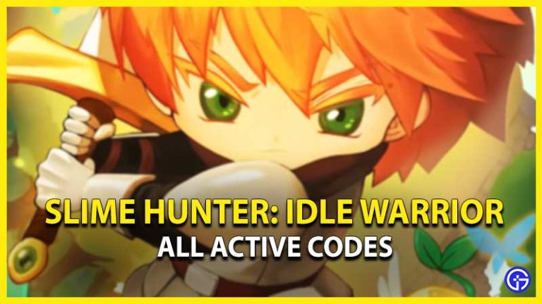Slime Hunter Idle Warrior Codes (February 2023) - Gamer Tweak