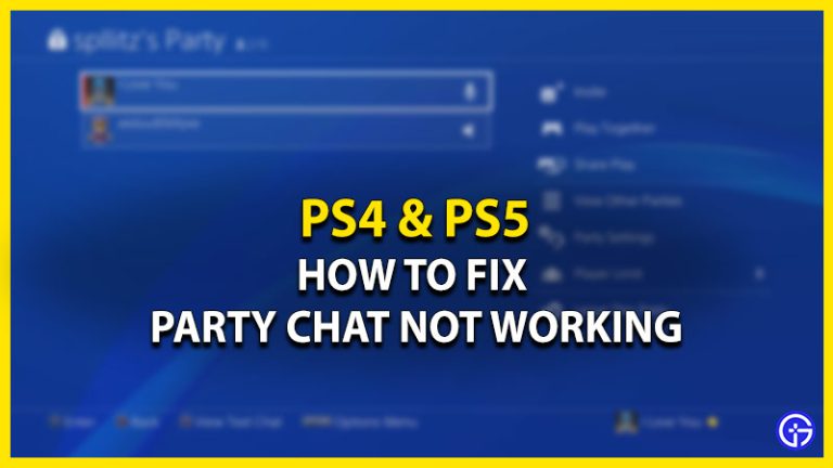 How To Fix PlayStation Party Chat Network Error [PS4 & PS5]