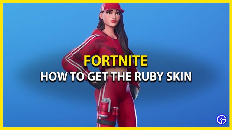 How To Get The Ruby Skin In Fortnite - Gamer Tweak
