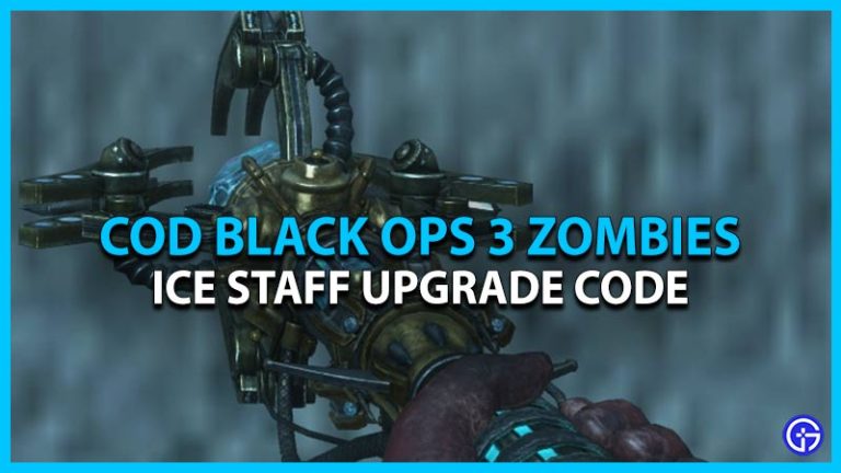 Ice Staff Code In COD Black Ops 3 Zombies Chronicles
