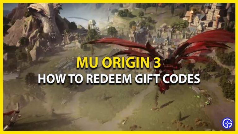 MU Origin 3 Gift Codes (July 2023) - Gamer Tweak