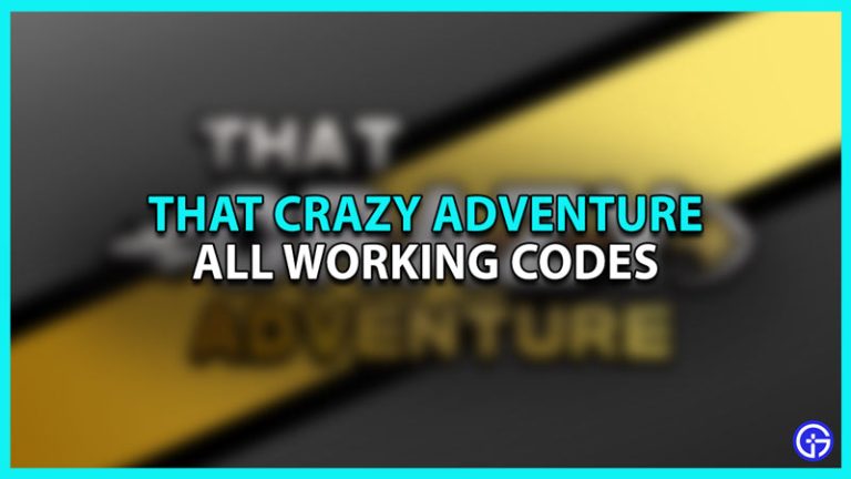 That Crazy Adventure Codes (July 2023) - Gamer Tweak