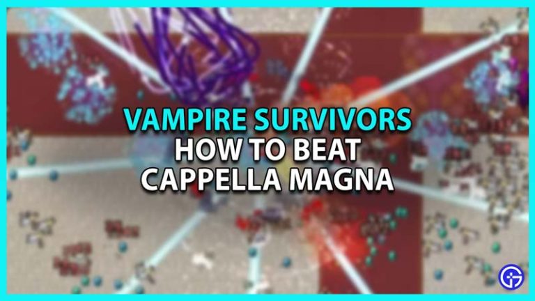 Beat Blue Reaper And Cappella Magna In Vampire Survivors