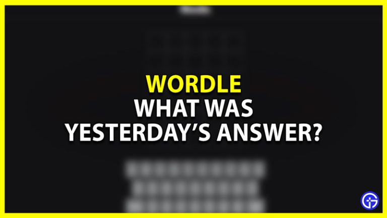 Yesterday's Wordle Answer: August 17 Thursday - Gamer Tweak