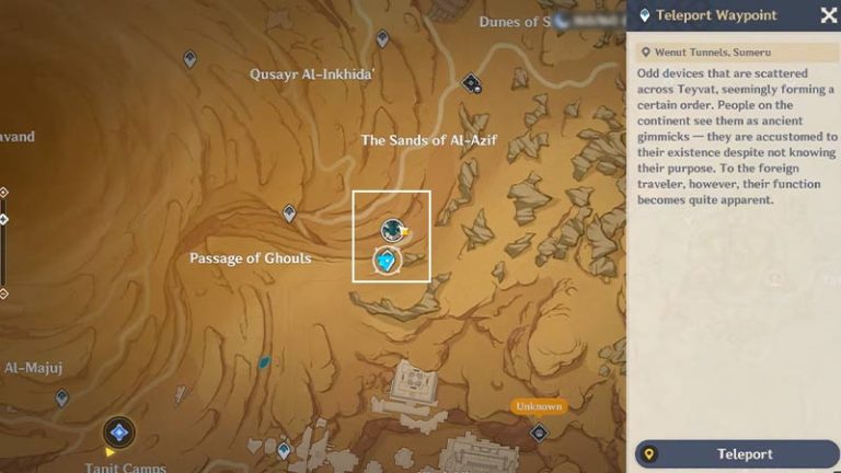 Where To Find Genshin Impact Setekh Wenut (Location Guide)