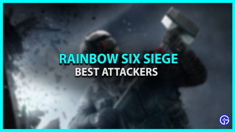 Best Attacking Operators In Rainbow Six Siege - Gamer Tweak