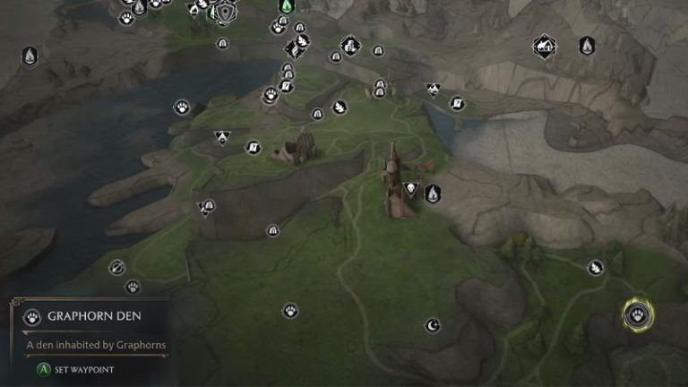 Hogwarts Legacy Graphorn Location: Where To Find