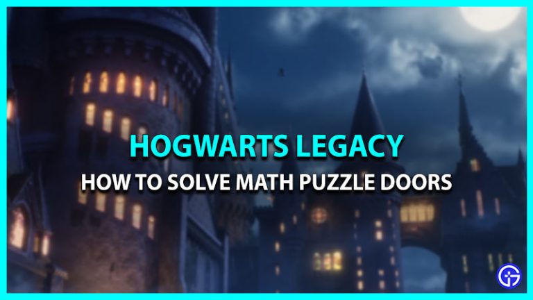 How To Solve Math Puzzle Doors In Hogwarts Legacy (Solutions)