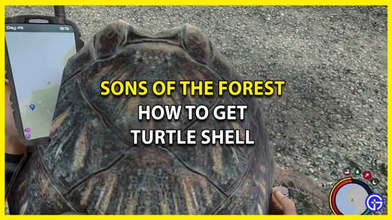 Sons Of The Forest Turtle Shell - How To Get & Use Them