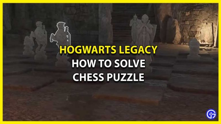 Hogwarts Legacy Chess Puzzle - How To Solve Treasure Vault