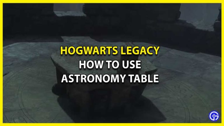 Hogwarts Legacy Astronomy Table - All Locations & How To Use