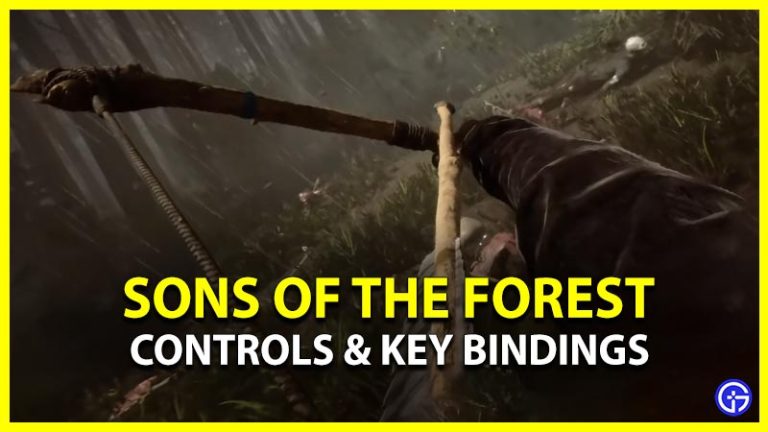 Sons Of The Forest Controls & Key Bindings - Gamer Tweak