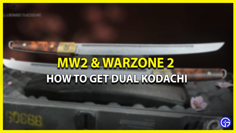 How To Unlock The Dual Kodachi In MW2 & Warzone 2