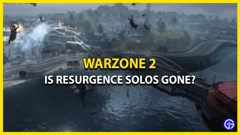 Why Is Resurgence Solos Gone From Warzone 2? (Answered)