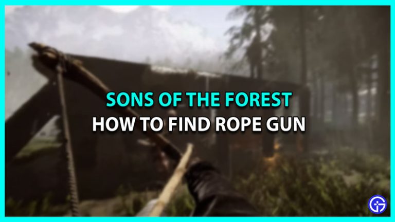 Where To Find Rope Gun In Sons Of The Forest (Grappling Hook)