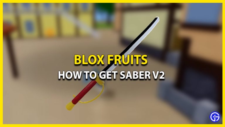 How To Get Saber V2 In Blox Fruits - Gamer Tweak