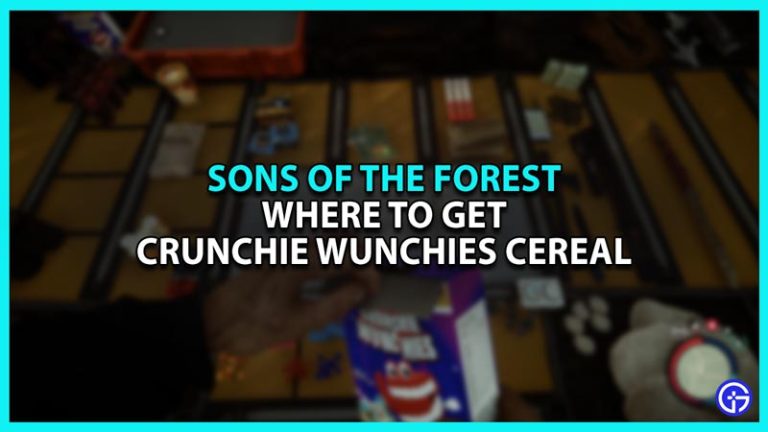 Where To Get Cereal In Sons Of The Forest - Gamer Tweak