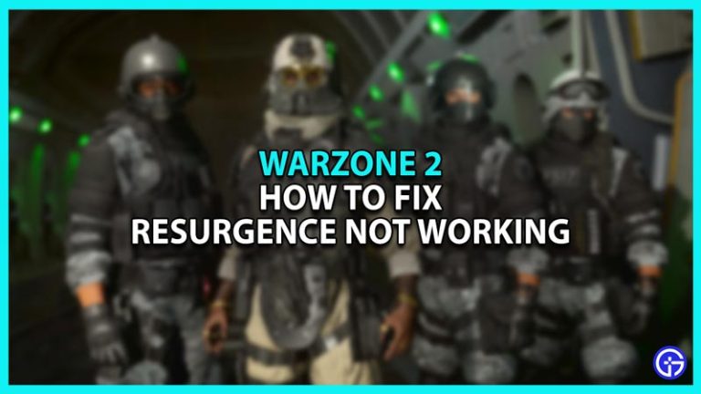 How To Fix Warzone 2 Resurgence Not Working - Gamer Tweak
