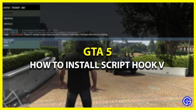 How To Use Script Hook V For GTA 5 - Gamer Tweak
