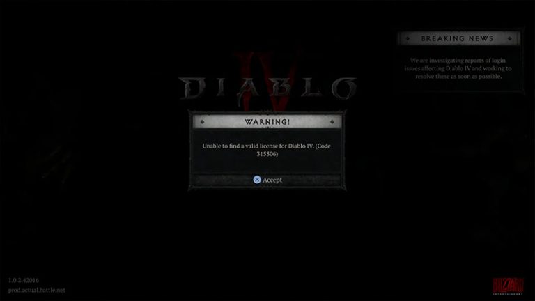 Fix Diablo 4 Unable To Find Valid License Error - Gamer Tweak