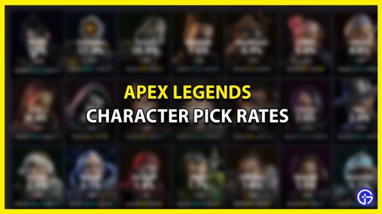 Apex Legends Pick Rates - Most Popular Legend Picks Season 16