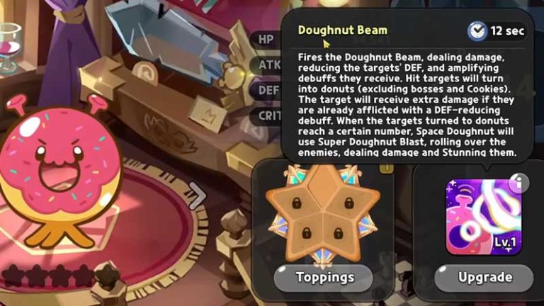 Space Doughnut Cookie Toppings & Build Cookie Run Kingdom