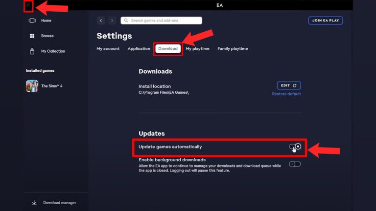 How To Update Sims 4 On EA App (Step By Step Guide)