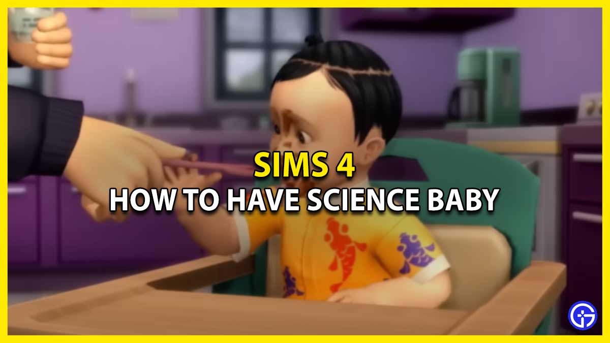 How To Get Science Baby In Sims 4 (Infant Update)