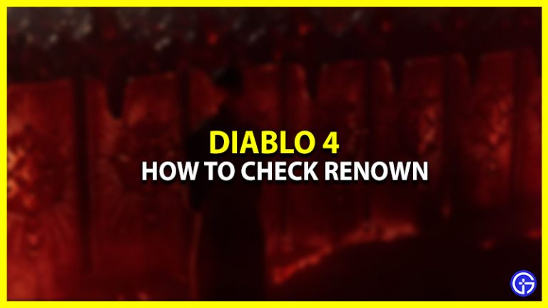 Diablo 4 Renown Points: How To Check It?