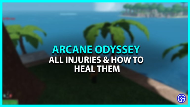 Arcane Odyssey Healing Guide: All Injury Types Explained
