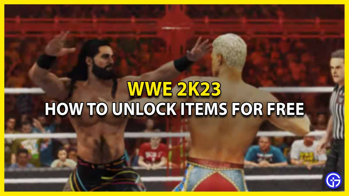 How To Unlock Every Items For Free In WWE 2K23 - Gamer Tweak