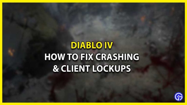 Fix Diablo 4 Keeps Crashing On PC