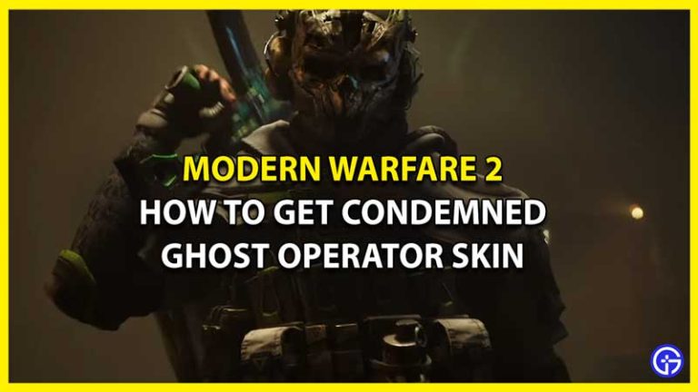 MW2 & Warzone 2 Condemned Ghost Operator Skin Guide