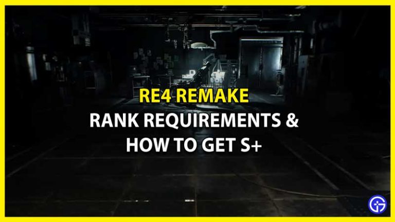Resident Evil 4 Remake Rank Requirements - How To Get S+