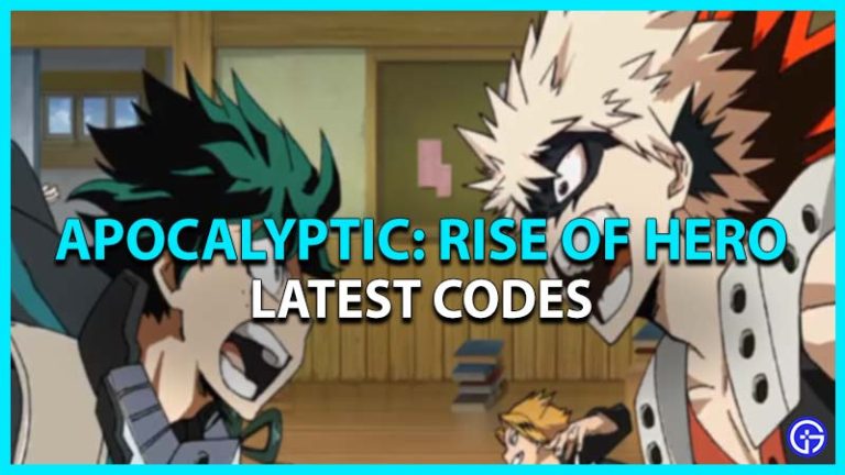 Apocalyptic Rise Of Hero Codes (July 2023) - Gamer Tweak