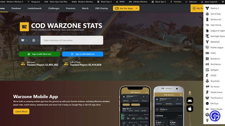 Best Warzone 2 Stat Trackers - Gamer Tweak