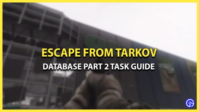Database Part 2 In Escape From Tarkov - How To Complete It