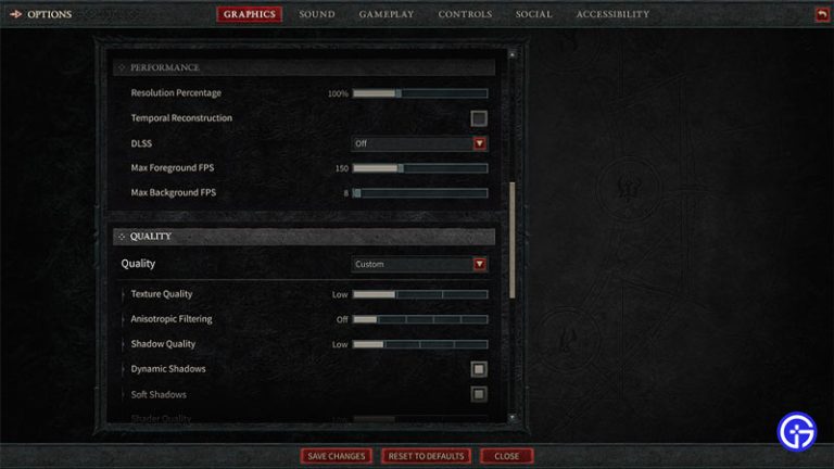 Diablo 4: Best PC Settings To Increase Performance